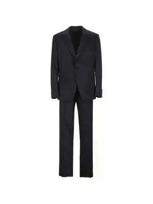 LARDINI Peak-lapel Single-breasted Suit - Blue