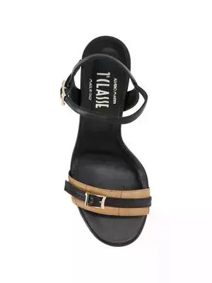 ALVIERO MARTINI 1° CLASSE Geo Map Buckle-fastening Sandals