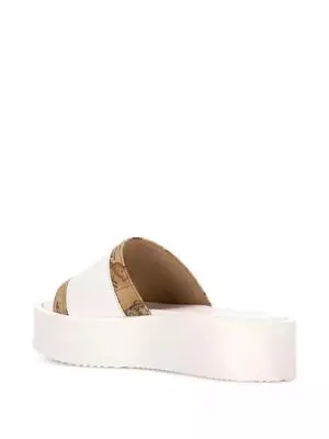ALVIERO MARTINI 1° CLASSE Geo Map Logo-print Sandals