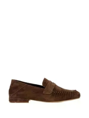 BRUNO PREMI Suede Penny Loafers