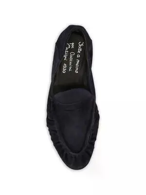 ORTIGNI Ruched Penny Loafers