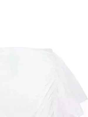 Federica Tosi Ruched Draped Mini Skirt