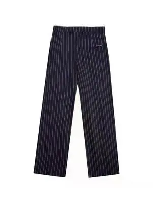 Maison Labiche Pinstripe Pleated Trousers