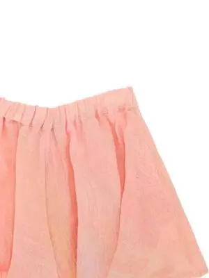 120% Lino Elasticated Flared Shorts