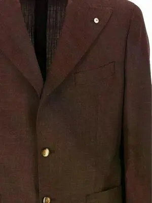 L.B.M. 1911 Peak-lapel Single-breasted Jacket
