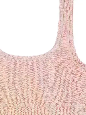 REINA OLGA Ginny Smocked Bikini Top