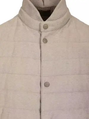 Fedeli Quilted High-neck Gilet