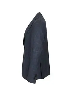 AL DUCA D’AOSTA 1902 Melange-effect Notched-lapel Blazer
