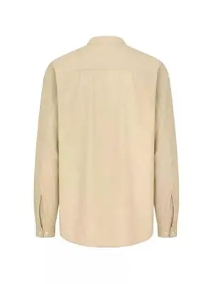 Officine Générale Band-collar Long-sleeve Shirt