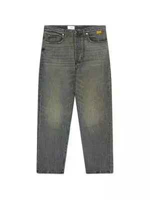Rhude Whiskered Straight-leg Jeans - Grey