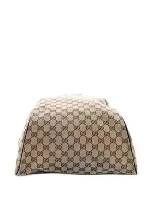 Gucci Gg Canvas Zip Around Travel Backpack