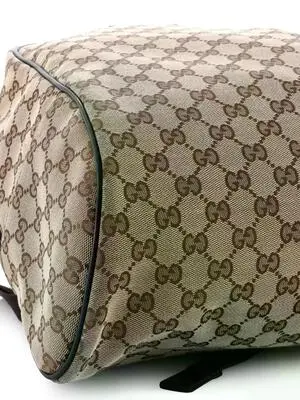 Gucci Gg Canvas Zip Around Travel Backpack