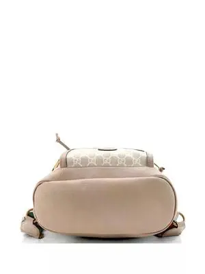 Gucci Interlocking G Patch Drawstring Flap Backpack