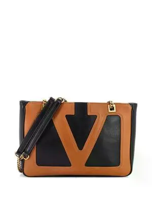 Valentino Garavani Viva Superstar Chain Leather Small Tote Bag
