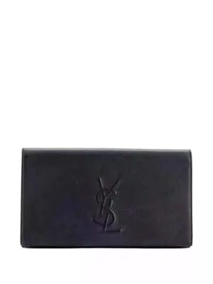 Saint Laurent Belle De Jour Large Clutch Bag - Blue
