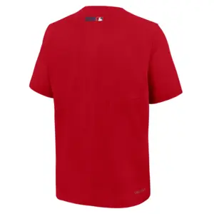Nike Los Angeles Angels Dri-fit Mlb 1/4-zip Short-sleeve Windshirt - Red