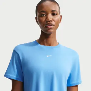 Nike Relaxed Dri-fit Cropped Short-sleeve Top - Blue