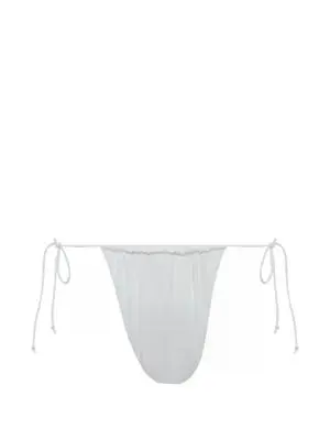 Myra Swim Jocelyn Side-tie Bikini Bottoms - White