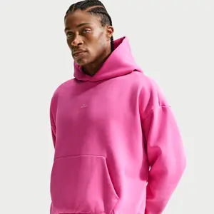 Nike Standard Issue Therma-fit Brushed Basketball Pullover Hoodie - Pink