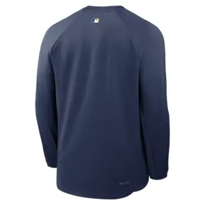 Nike Milwaukee Brewers Authentic Collection Dri-fit Pullover Crew