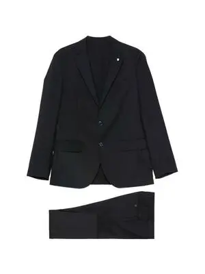 LUIGI BIANCHI MANTOVA Single-breasted Notched-lapels Suit
