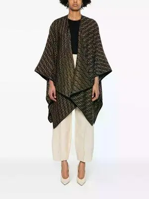 Fendi Ff-jacquard Poncho