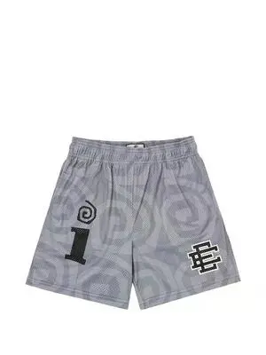 ERIC EMANUEL X Interscope Records Logo-print Mesh Shorts