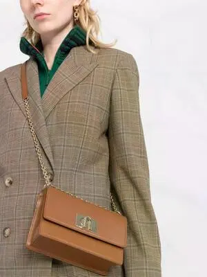 Furla 1927 Shoulder Satchel Bag - Brown