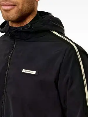 EA7 Logo-tape Hooded Jacket