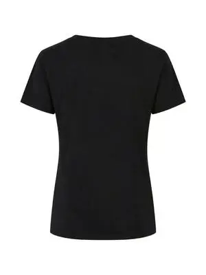 Armani Exchange V-neck T-shirt With Logo Patch