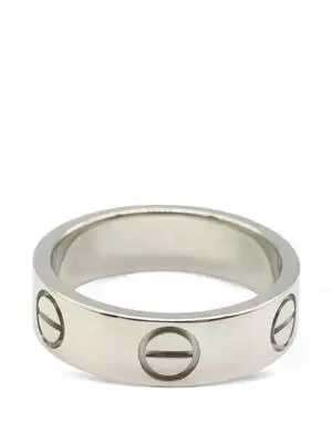 Cartier Cartier 18K White Gold Love Ring Silver