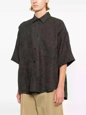 JAN JAN VAN ESSCHE Striped Short-sleeve Shirt