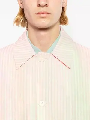 LII Striped Seersucker Coat