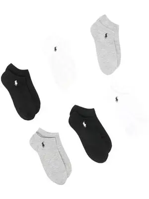 Polo Ralph Lauren 6 Pack Sports Socks - Grey