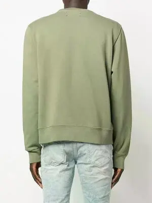 Amiri Logo Print Crew Neck Sweatshirt