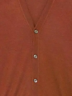 GRAN SASSO V-neck Cardigan - Brown