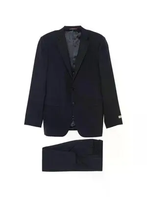 Canali Check-pattern Wool Suit