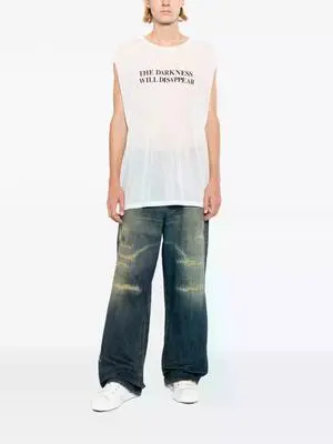 KAMIYA Slogan-print T-shirt