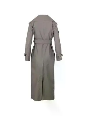 Max Mara Pancia Belted Double-breasted Trench Coat - Grey