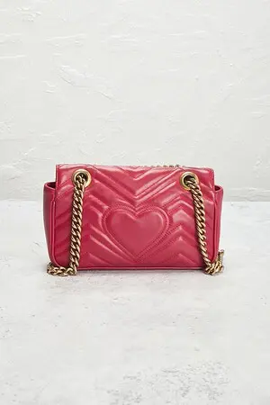 Gucci Gg Marmont Shoulder Bag - Red