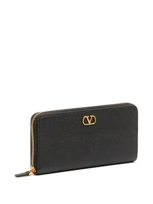 Valentino Garavani Vlogo Signature Leather Wallet