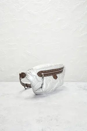 LOUIS VUITTON Econyl Monogram Pillow Bumbag - Silver