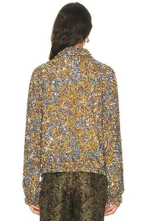 Dries Van Noten Vinnia Sequined Jacket