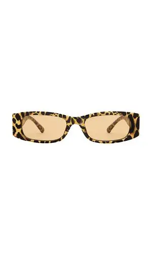 AIRE X Von Dutch Innocence Rectangle Sunglasses - Leopard