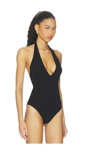 Beaufille Halterneck Deep V Bodysuit