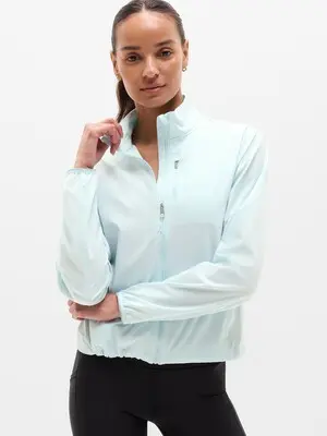Athleta Sprint Finish Jacket - Sky