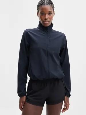 Athleta Sprint Finish Zip-up Jacket - Navy