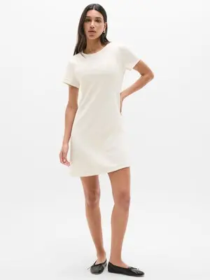 Athleta Seasoft Tee Dress - Bone