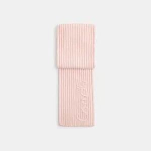 COACH OUTLET Coach Script Knit Muffler - Pink