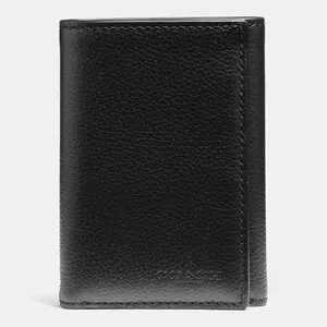 COACH OUTLET Trifold Wallet - Black